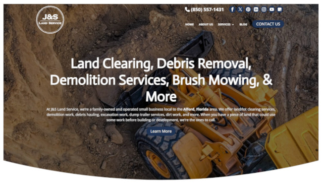 Our New Website is Live! | J&S Land Service